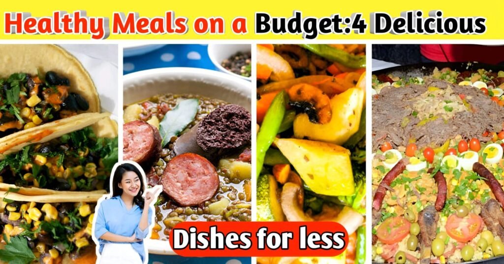 Healthy Meals on a Budget: 4 Delicious Dishes for Less - FoodViebs